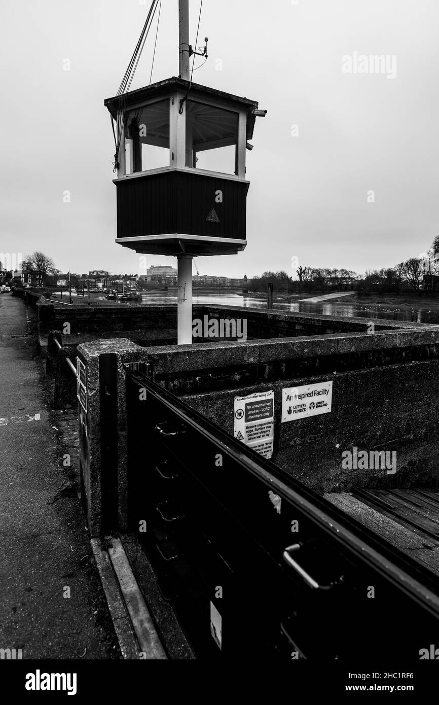 Crow's nest lookout Black and White Stock Photos & Images - Alamy