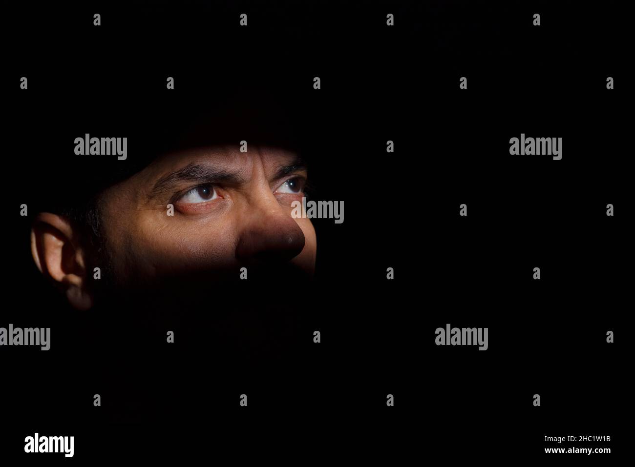 Side view asian mans eyes hi-res stock photography and images - Alamy