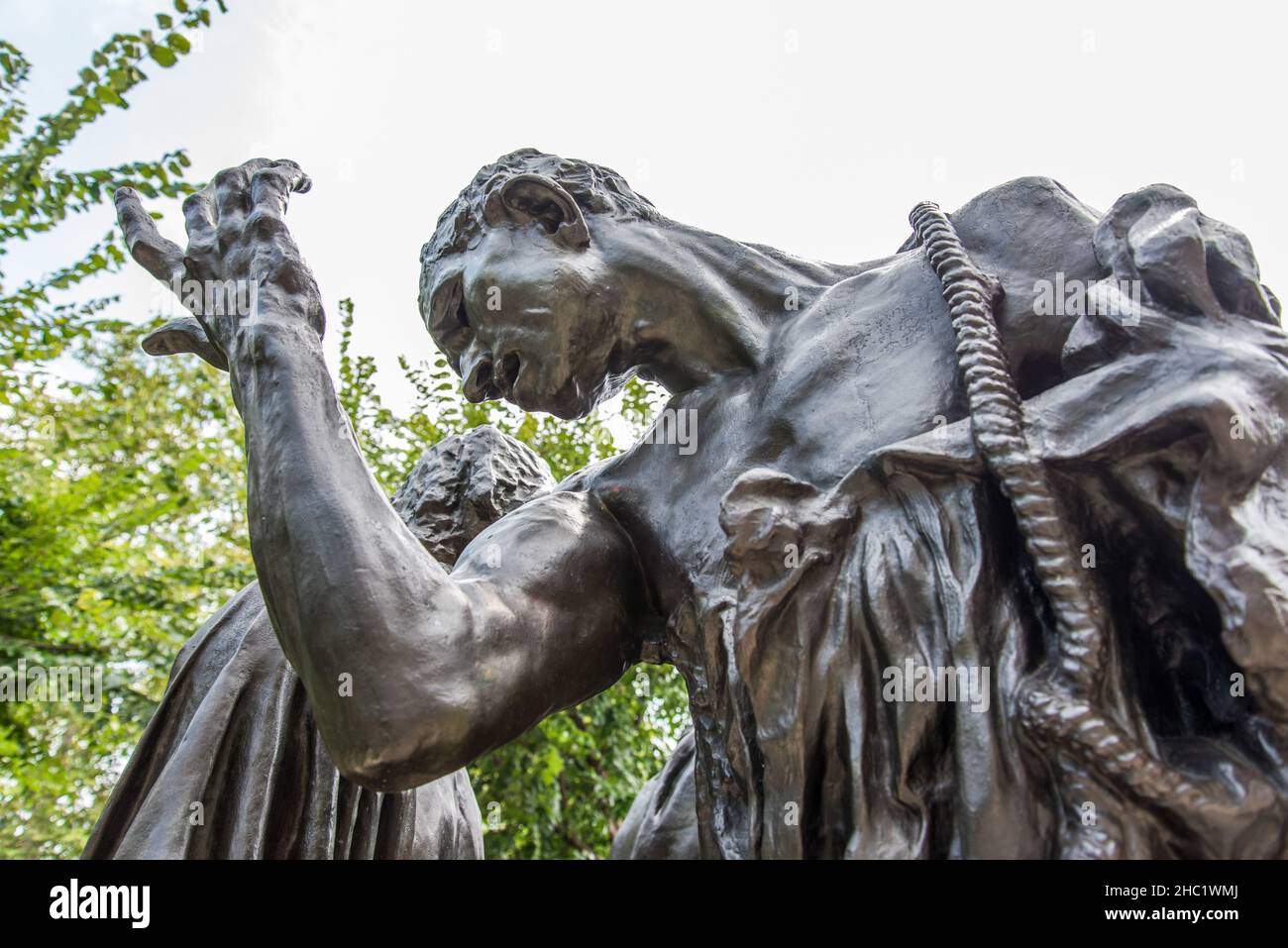PHILADELPHIA, USA - AUGUST 22, 2019: Famous sculpture of Auguste Rodin ...