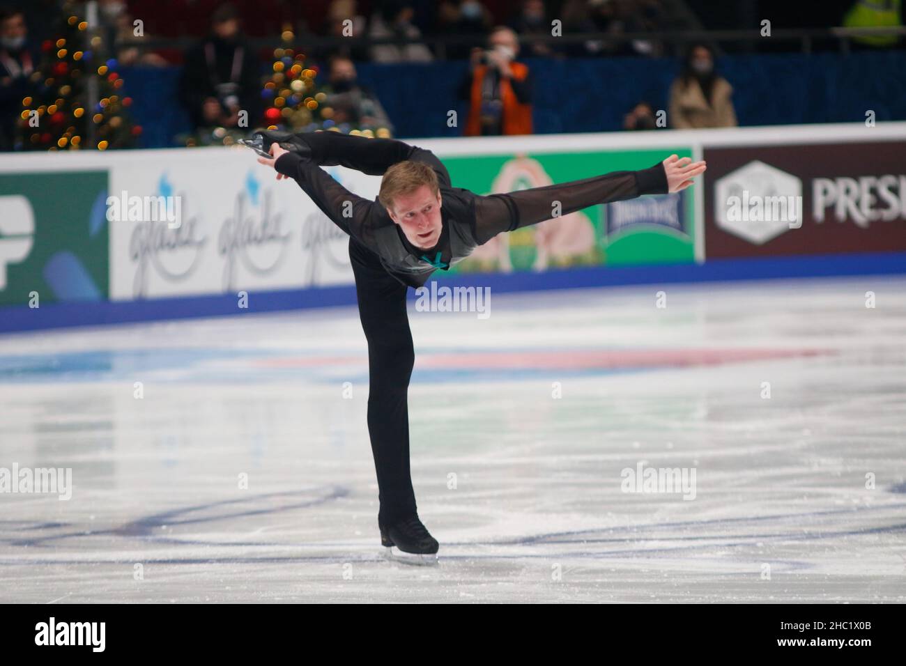 Alexander Samarin of Russia competes in the Men's Short Program on day ...
