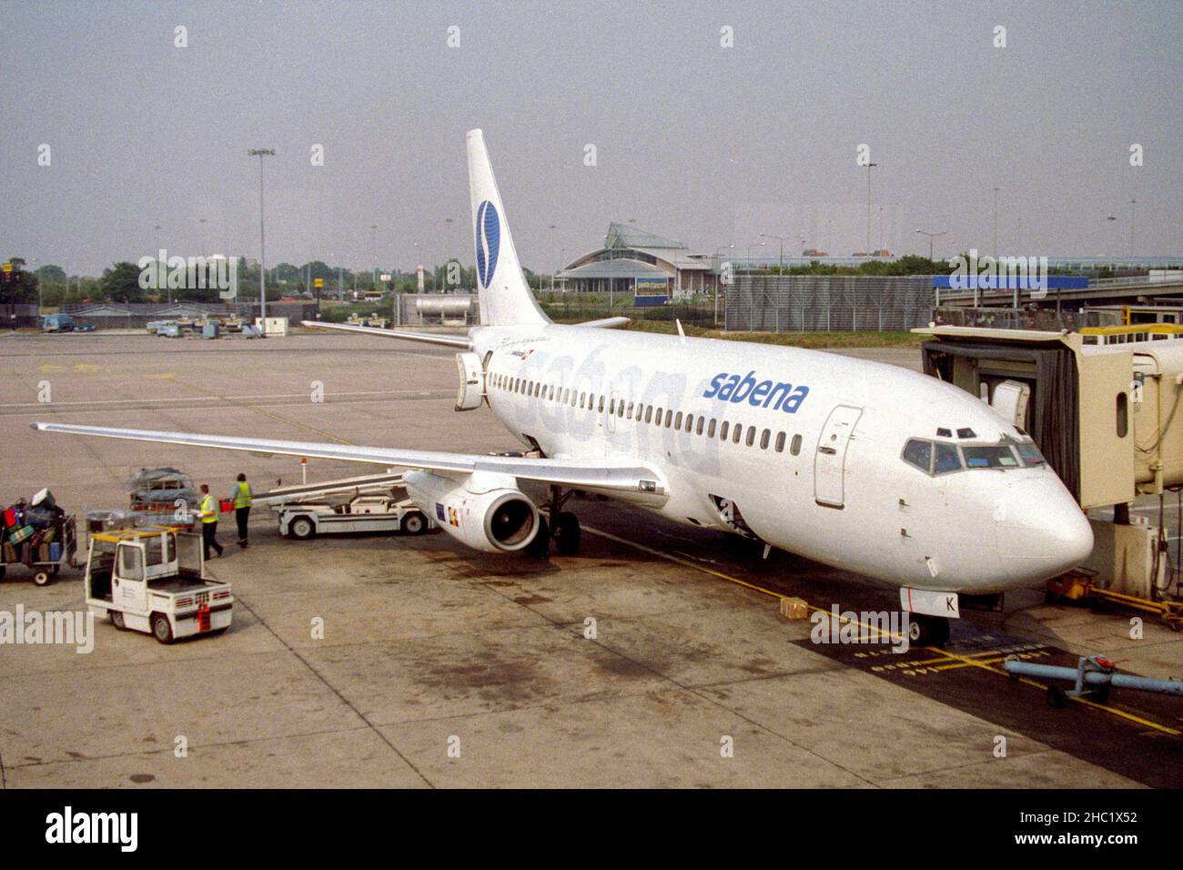 An aircraft at Manchester airport Stock Photo - Alamy