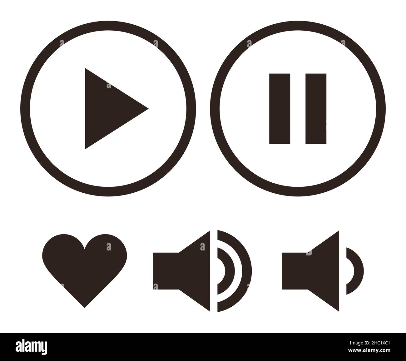 Icon heart arrow hi-res stock photography and images - Alamy