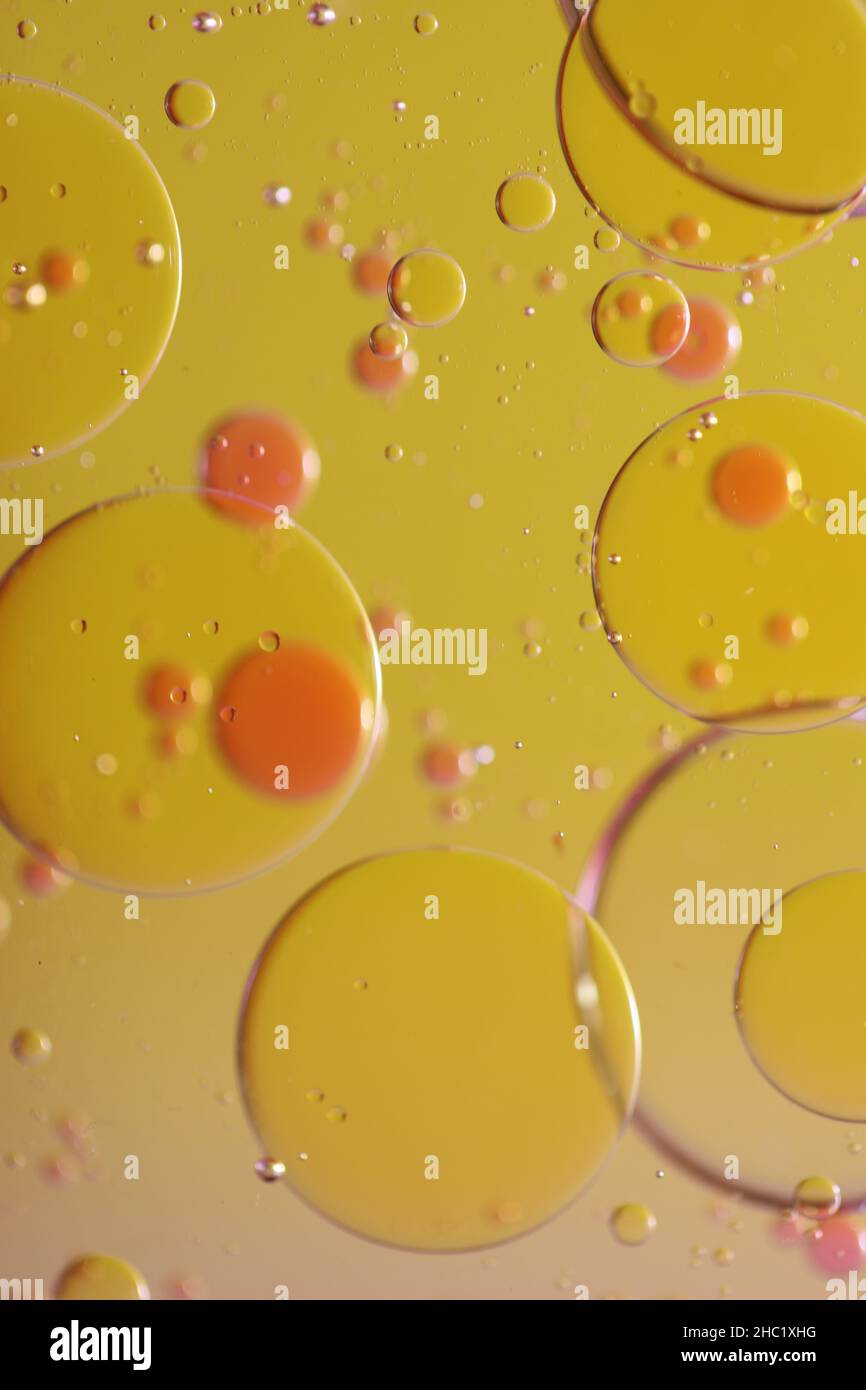 The abstract elements from color water and oil Stock Photo - Alamy