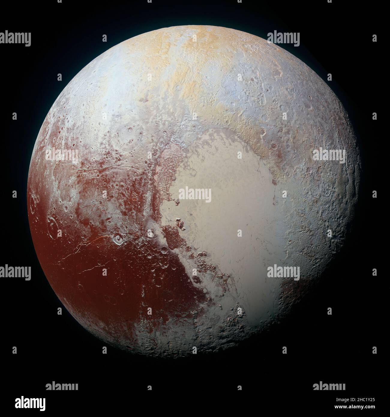 Pluto. Elements of this image furnished by NASA Stock Photo - Alamy