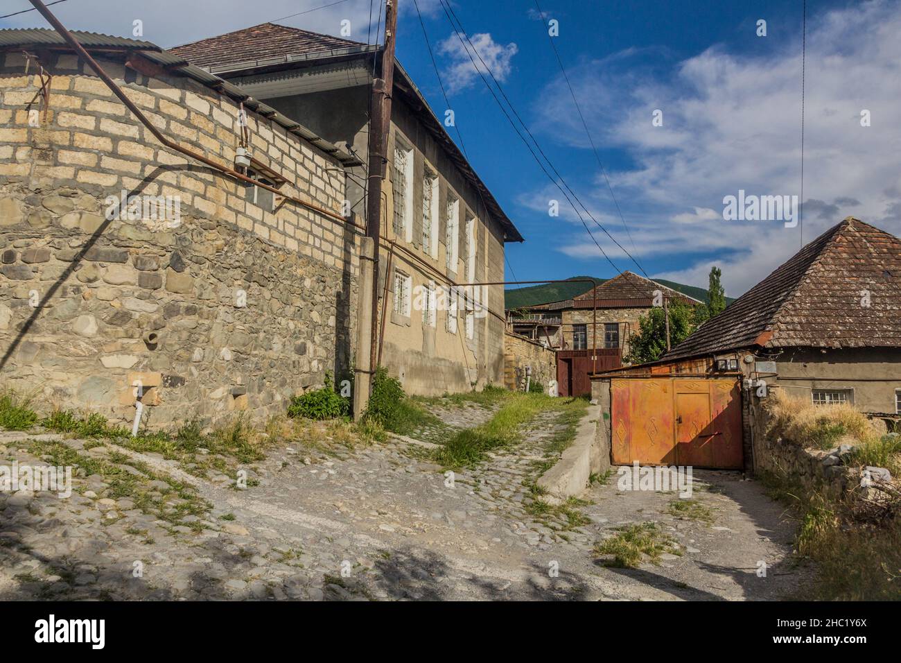 Sheki old architecture in town hi-res stock photography and images - Alamy