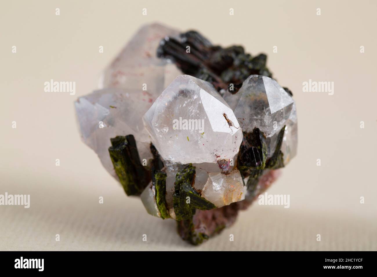 epidote, mineral specimen stone rock geology gem crystal Stock Photo ...