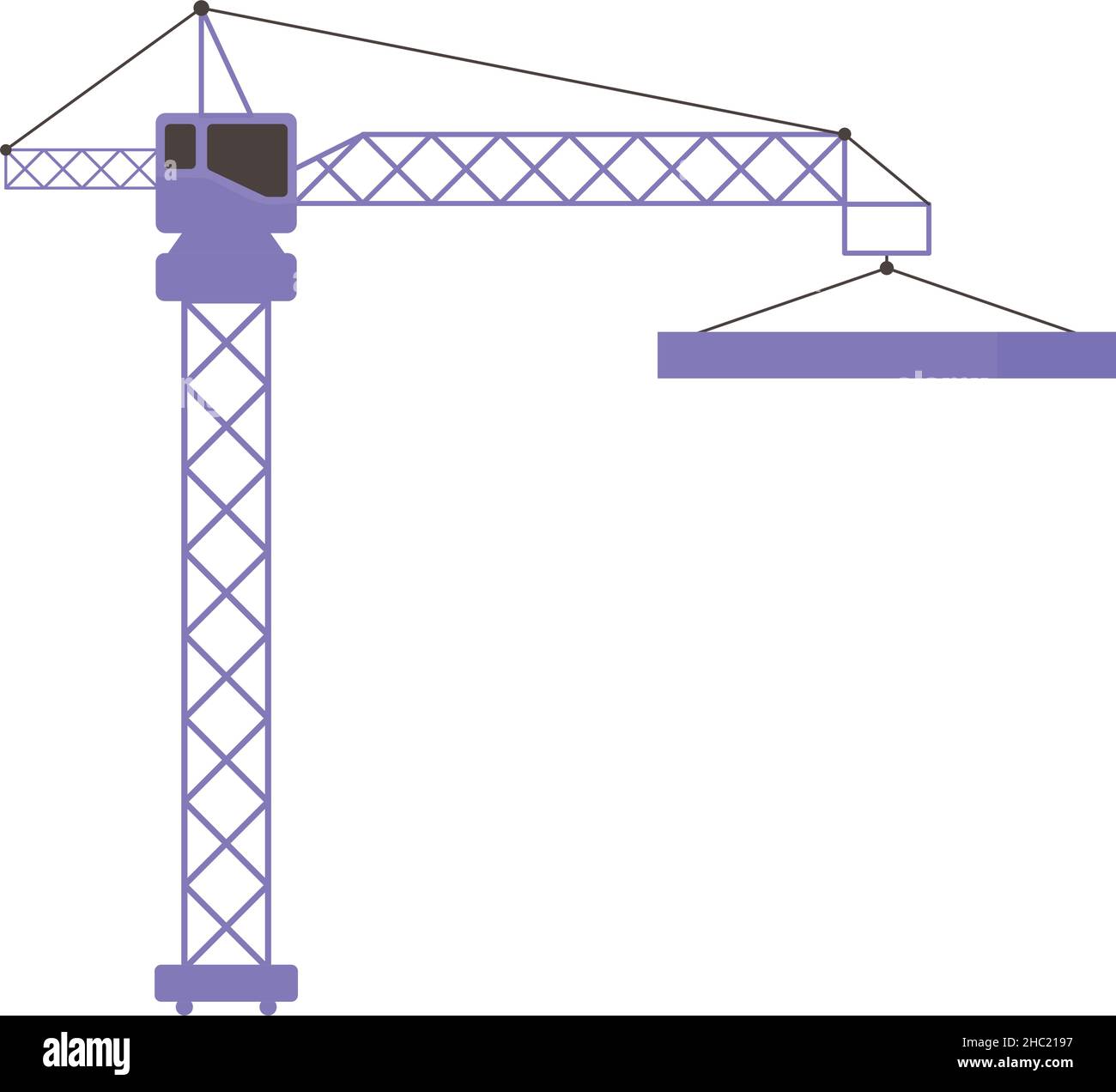 construction crane icon Stock Vector Image & Art - Alamy