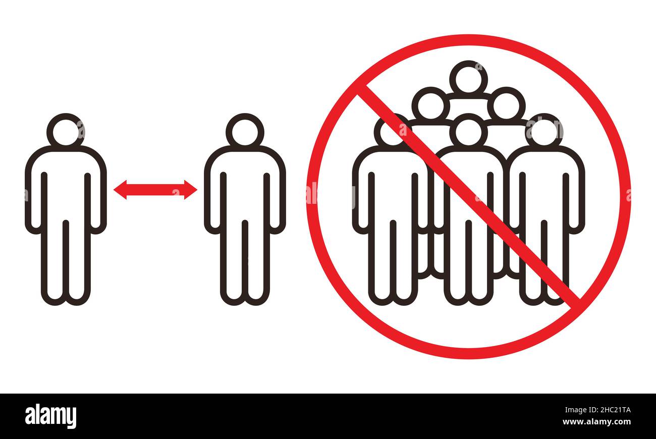 Social distance sign. Social distancing sign. Keep your distance sign ...