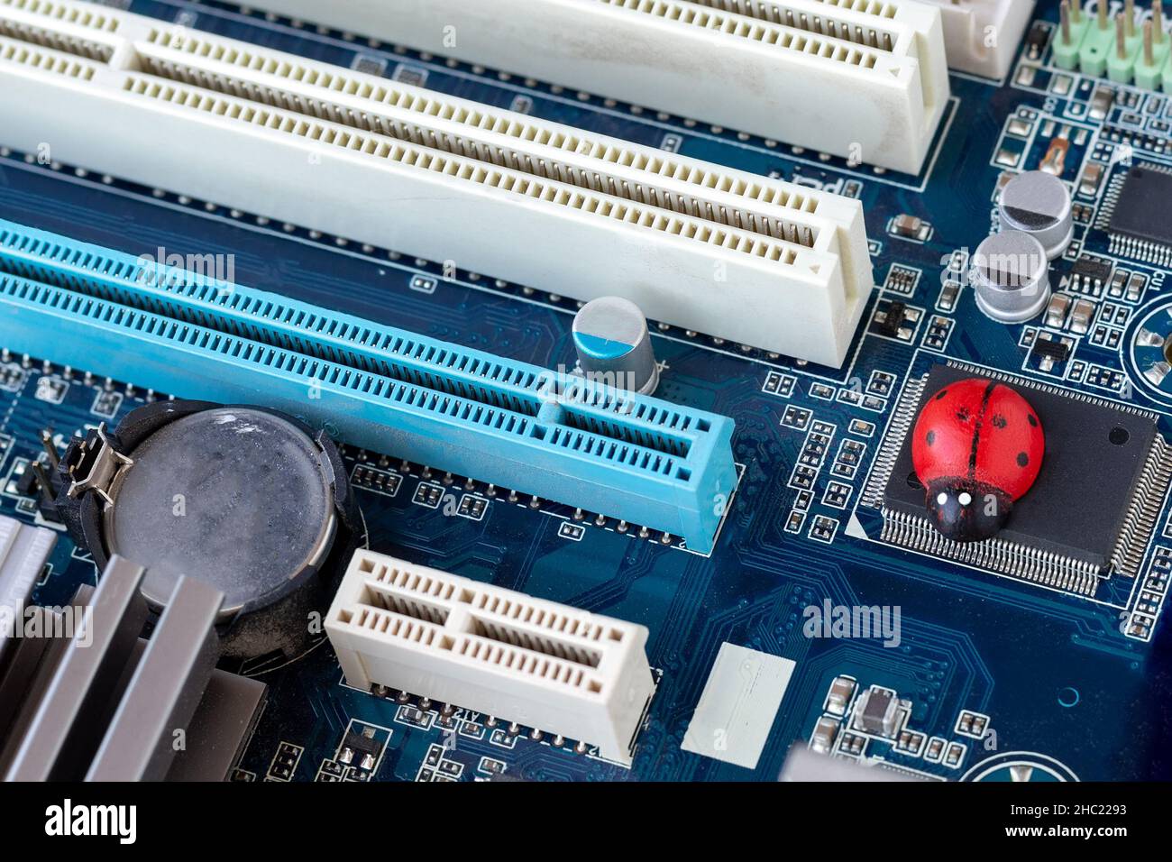 Blue motherboard hi-res stock photography and images - Alamy