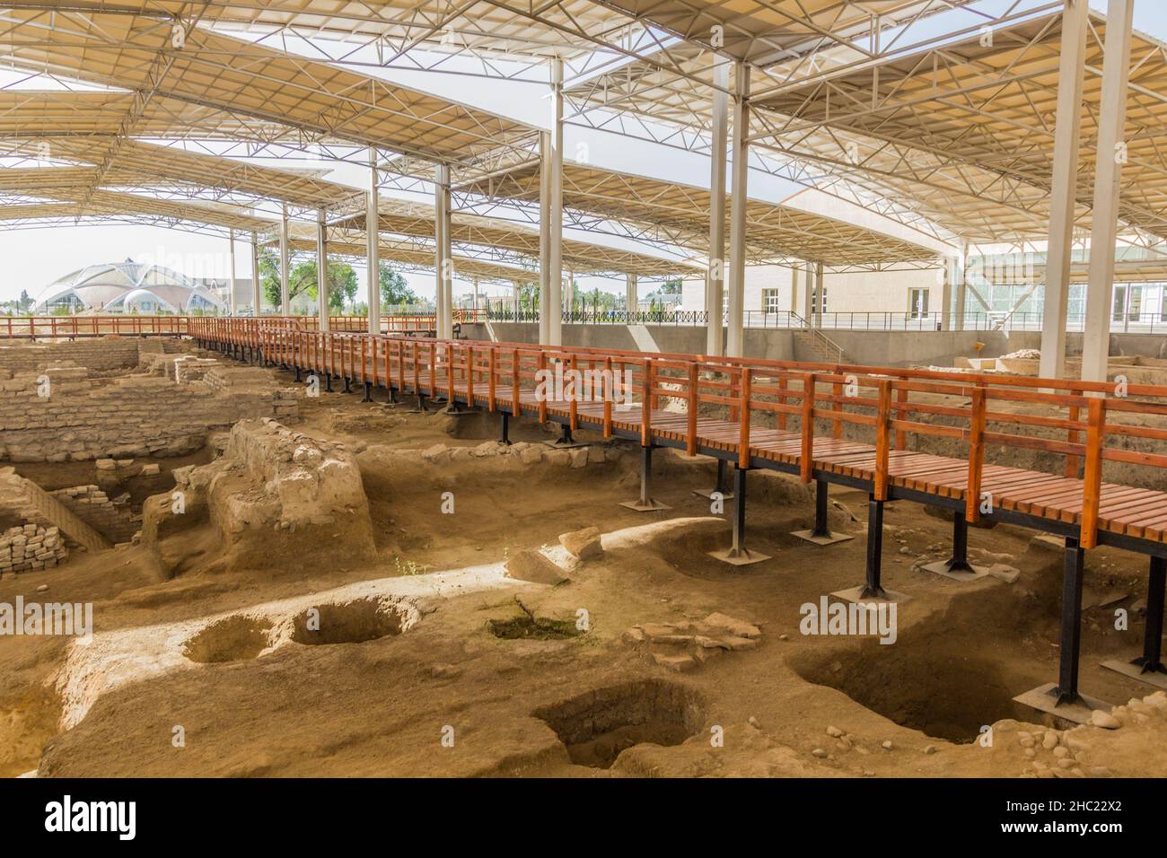 TARAZ, KAZAKHSTAN - MAY 30, 2018: Excavations at the Ancient Settlement ...