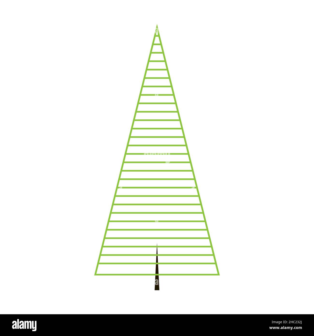 Conifers horizontal Stock Vector Images - Alamy