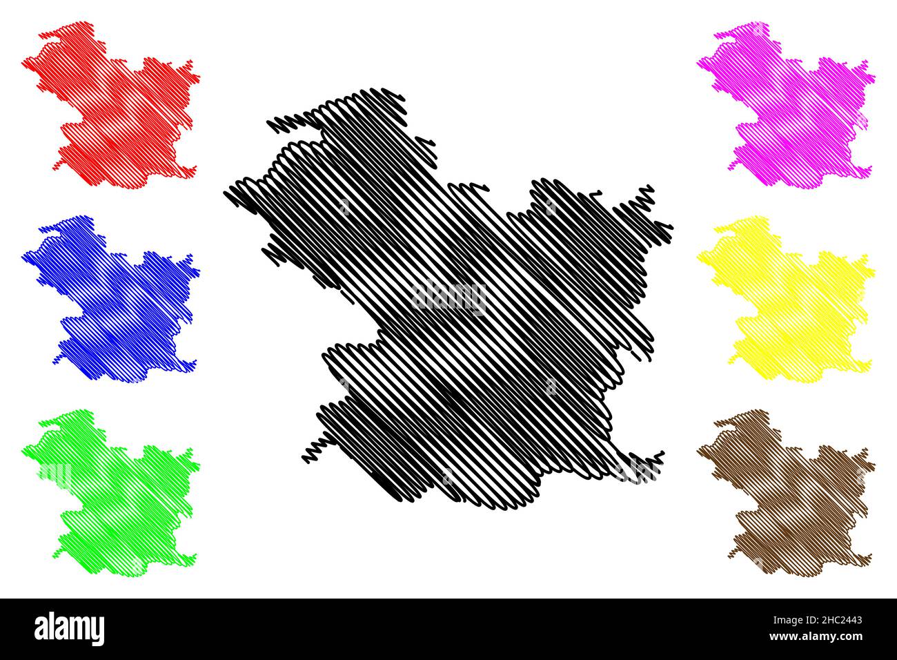 Narayanpur district (Chhattisgarh State, Bastar division, Republic of ...