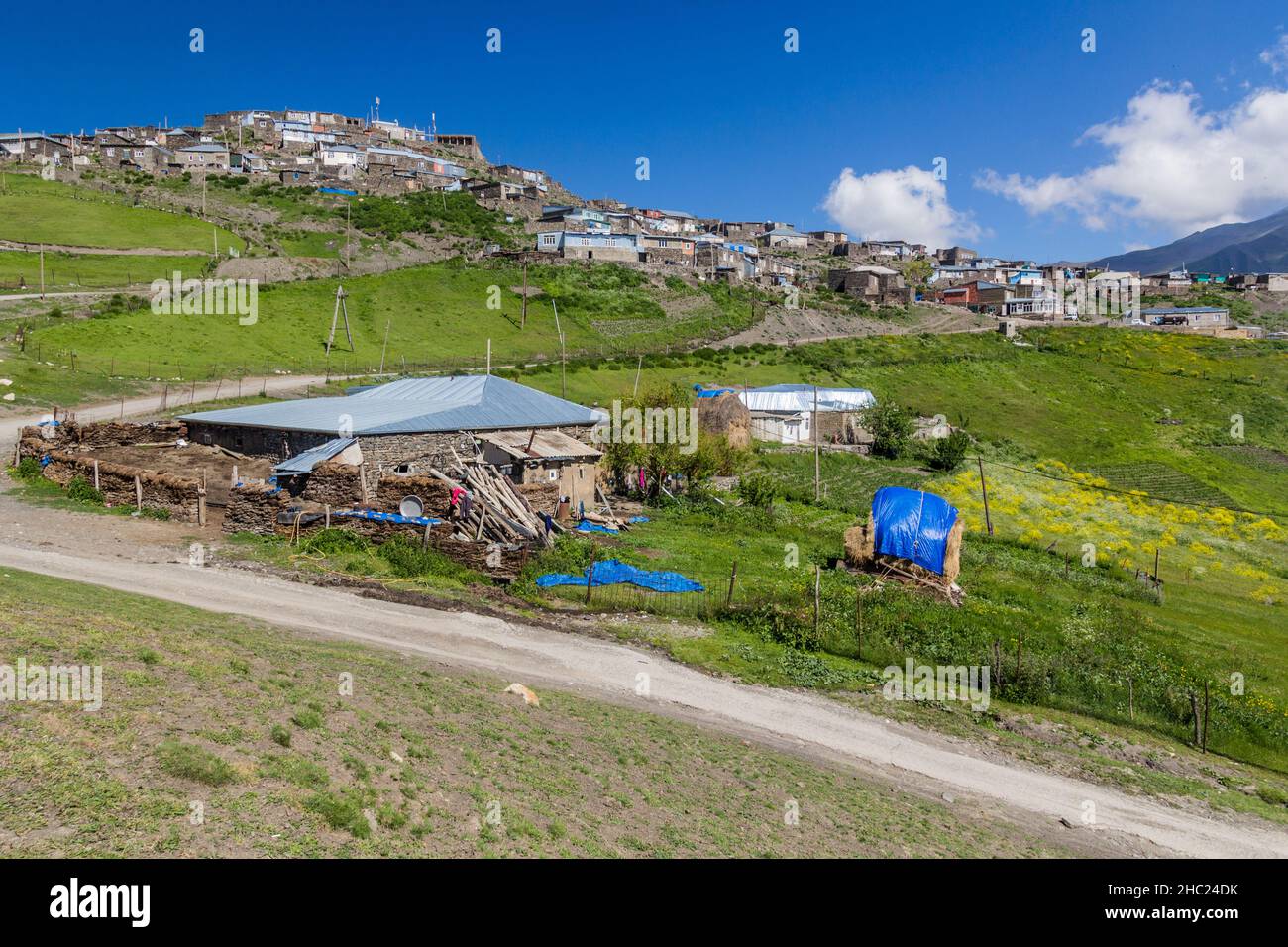 Khinalig village hi-res stock photography and images - Alamy