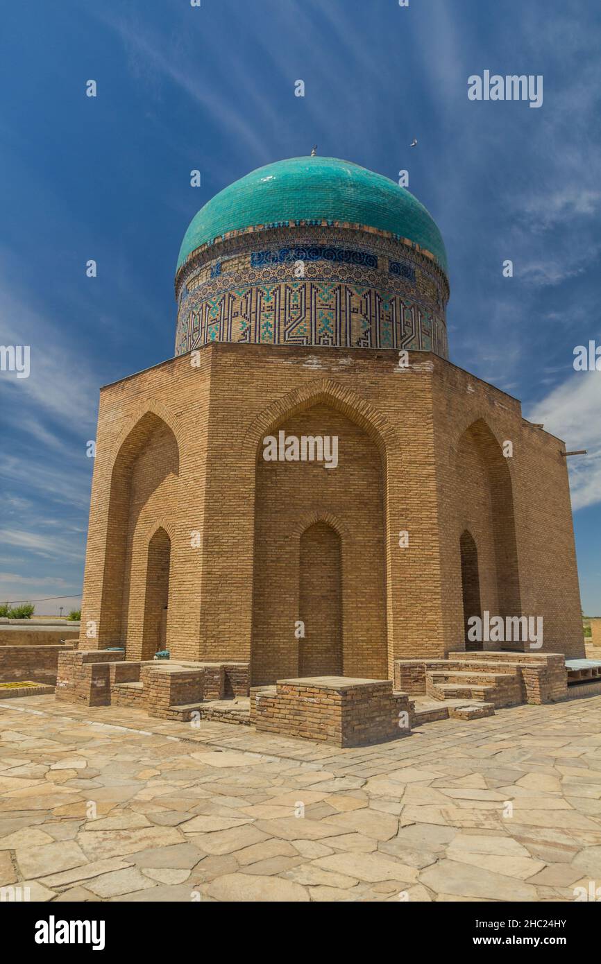 Rabia Sultan Begim mausoleum in Turkistan, Kazakhstan Stock Photo - Alamy