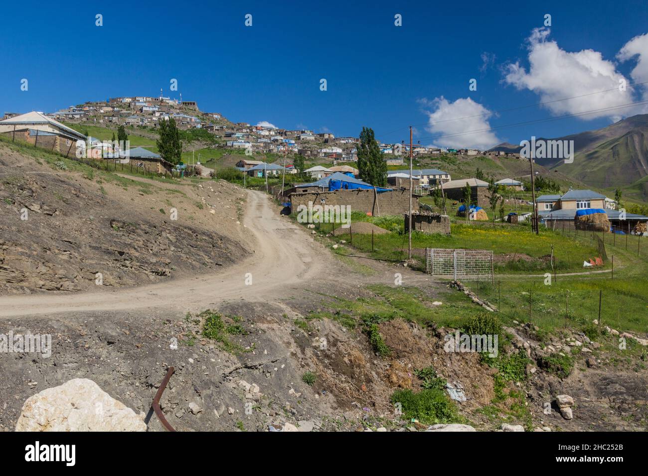 Road to Xinaliq Khinalug village, Azerbaijan Stock Photo - Alamy