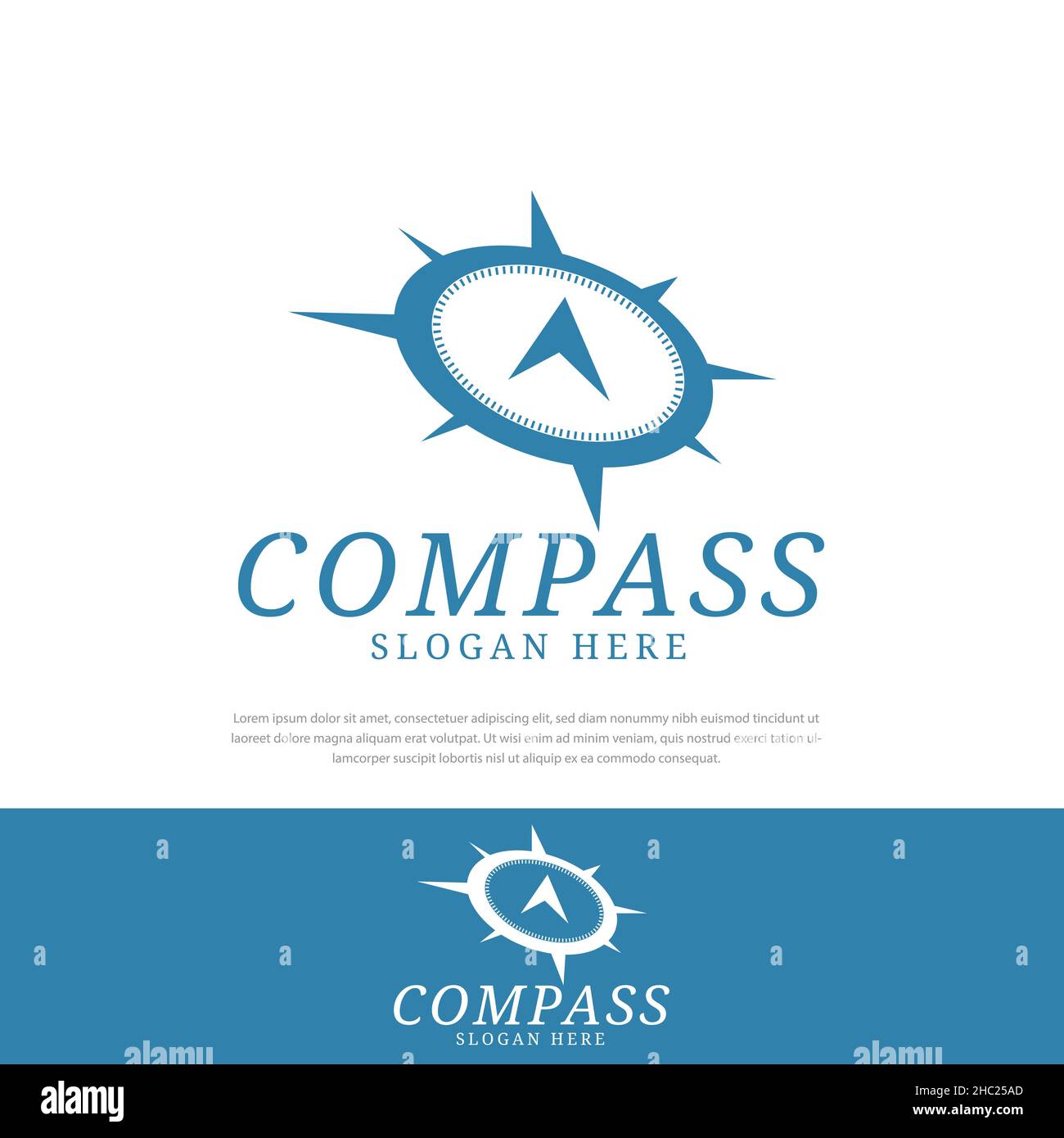 Vector illustration simple compass hi-res stock photography and images ...
