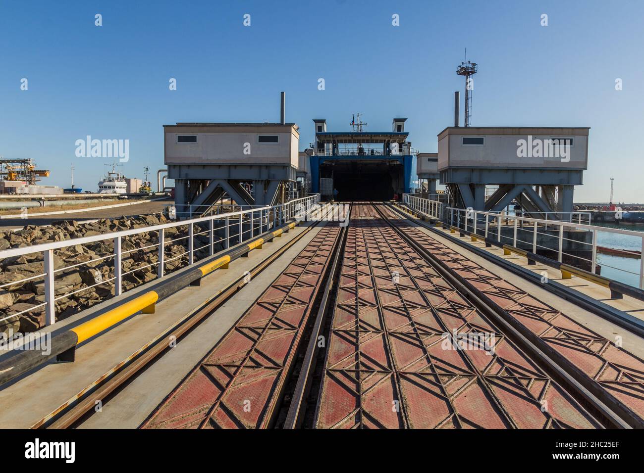 Ferry terminal loading ramp hi-res stock photography and images - Alamy
