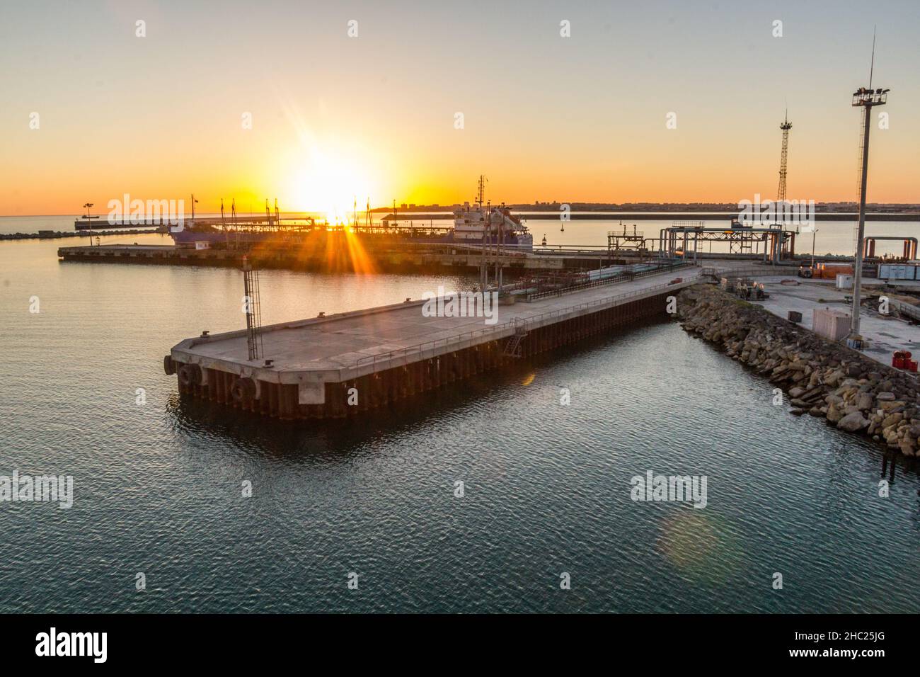 Aktau port hi-res stock photography and images - Alamy