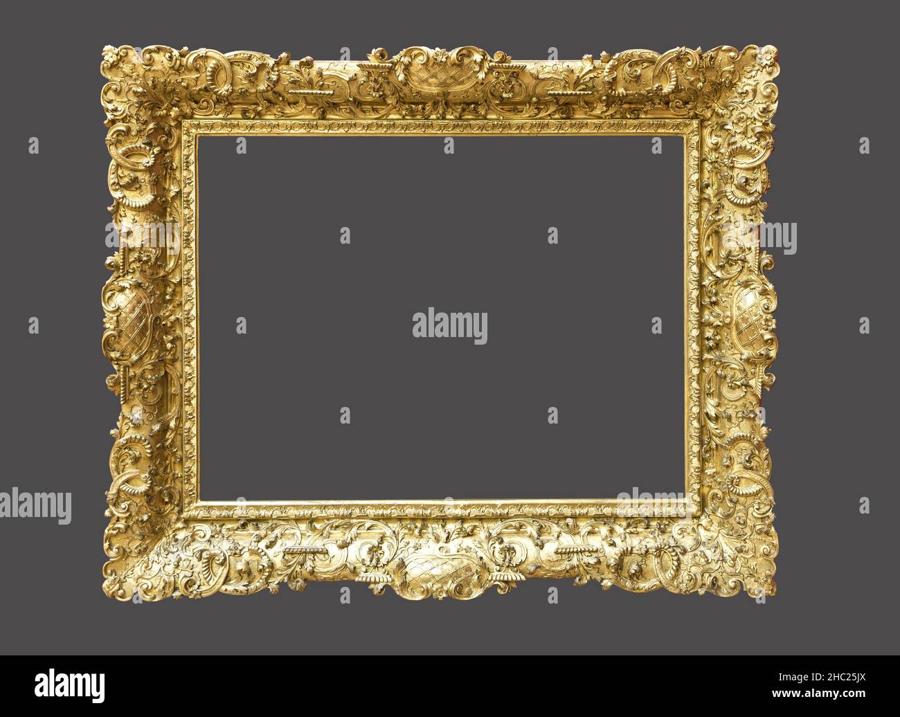 Old golden frame Stock Photo - Alamy
