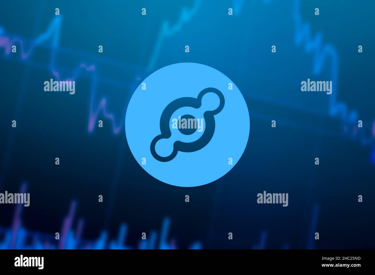 Helium Cryptocurrency. HNT coin growth chart on the exchange, chart ...