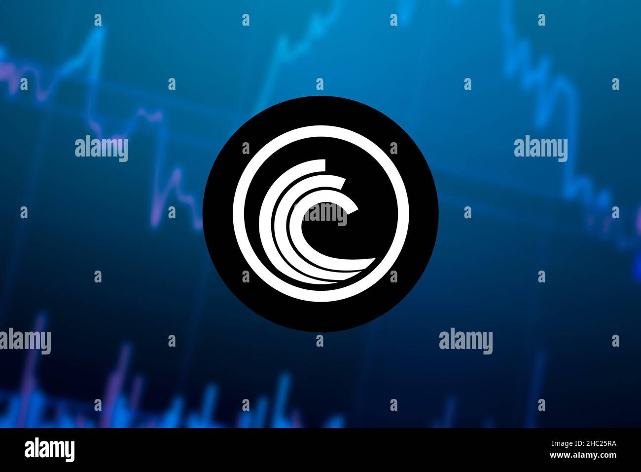 BitTorrent BTT Cryptocurrency. BTT coin growth chart on the exchange ...