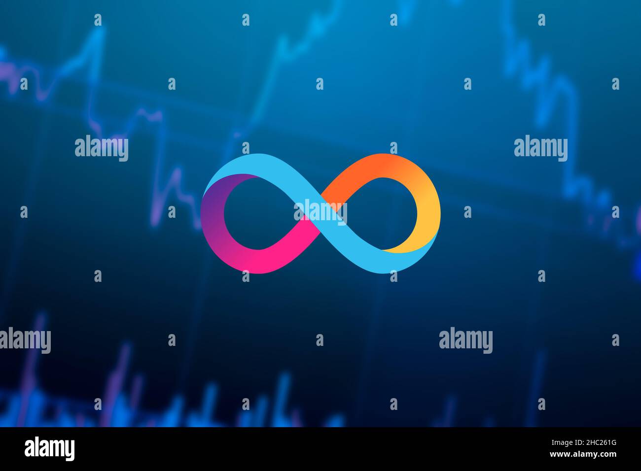 Internet Computer ICP Cryptocurrency. Internet Computer coin growth ...