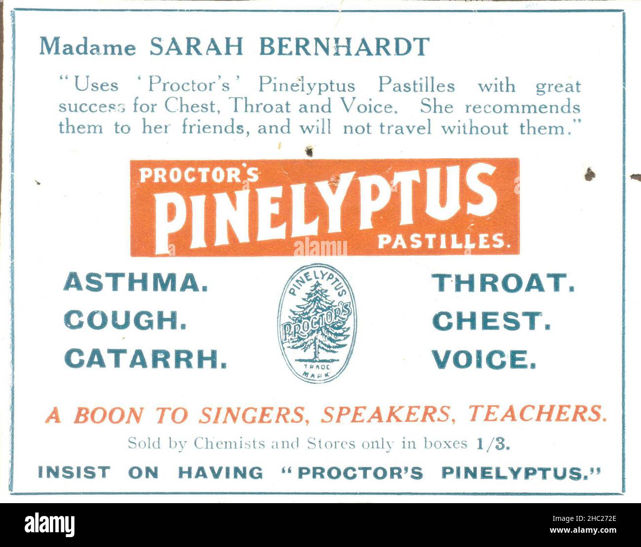 Catarrh pastilles hi-res stock photography and images - Alamy