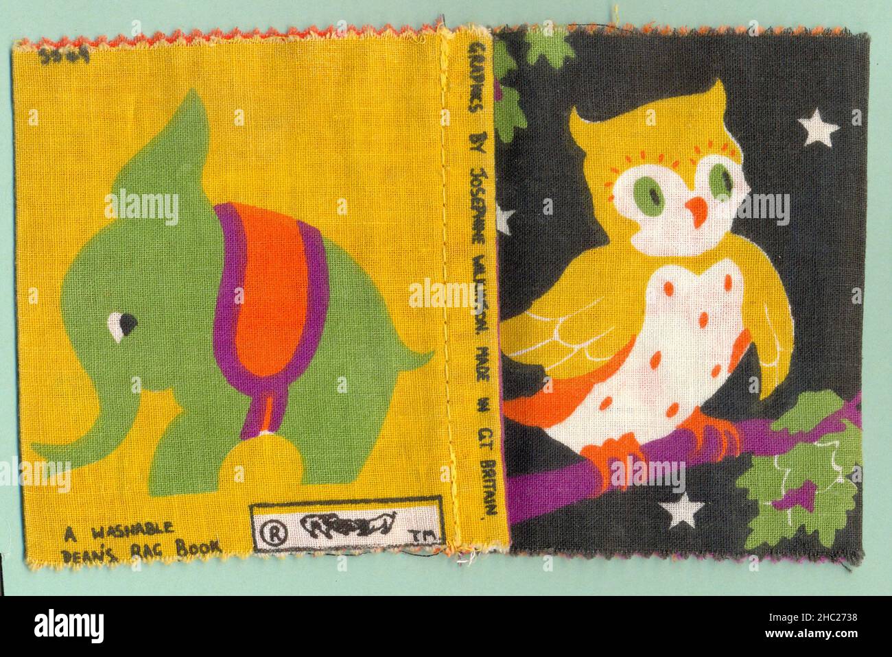 Cover of Dean's rag book for teaching children to read circa 1948 Stock ...