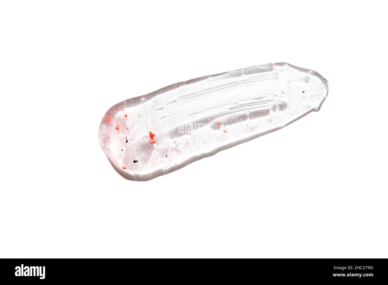 Face scrub texture. Cream skincare cosmetic. Organic stroke Stock Photo ...