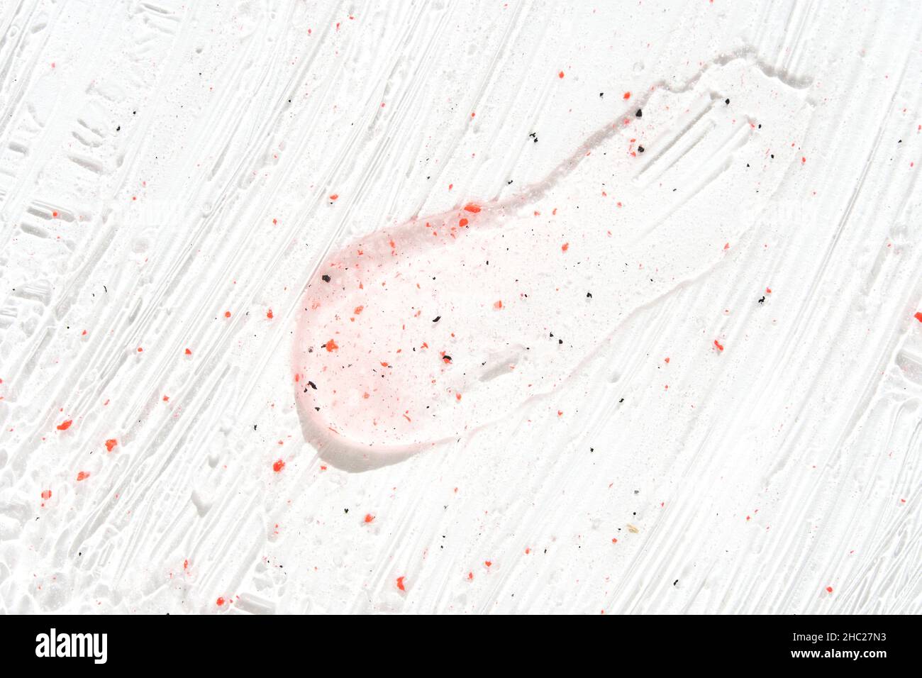 Face scrub texture. Cream skincare cosmetic. Organic stroke. Feet ...