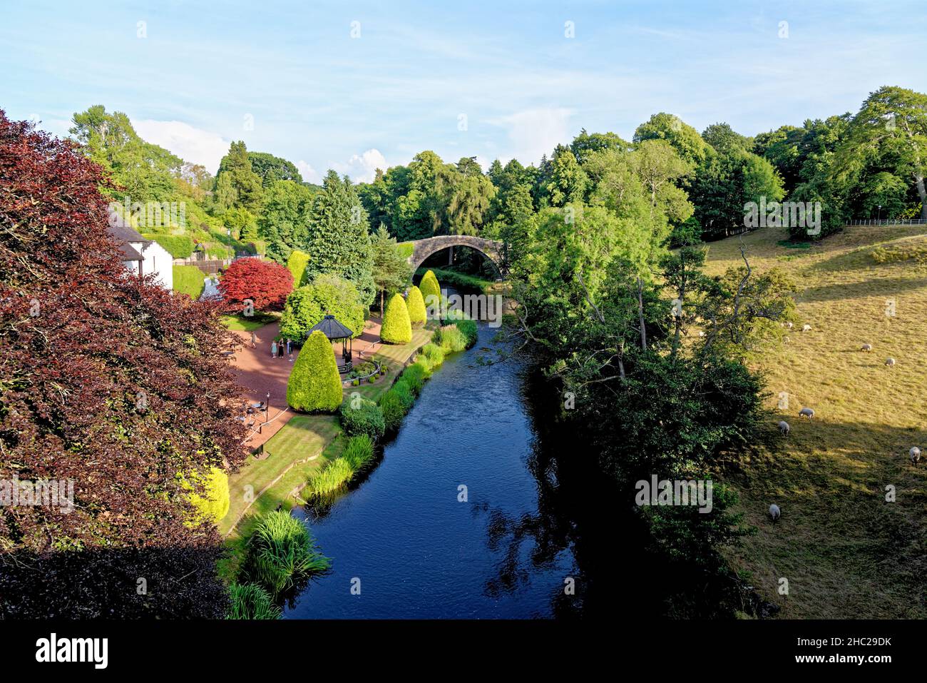 Medieval Brig O Doon At The Burns National Heritage Park In Alloway medieval-brig-o-doon-at-the-burns-national-heritage-park-in-alloway