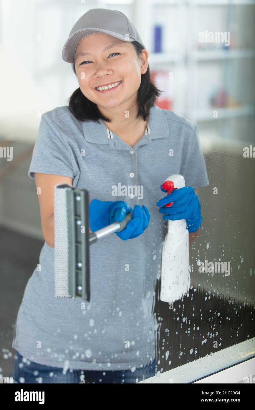 people housework and housekeeping concept Stock Photo - Alamy