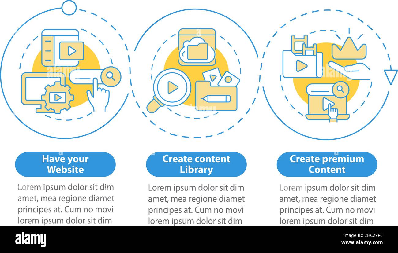On demand video content Stock Vector Images - Alamy