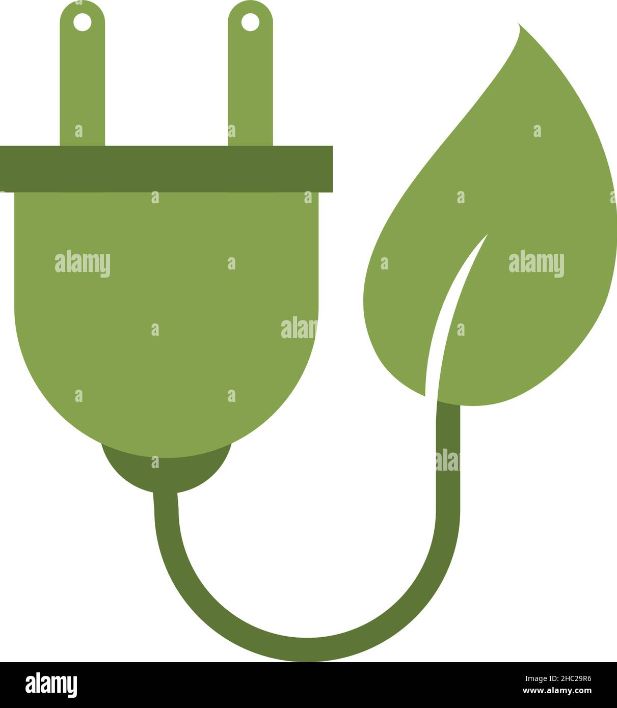 green energy plug Stock Vector Image & Art - Alamy