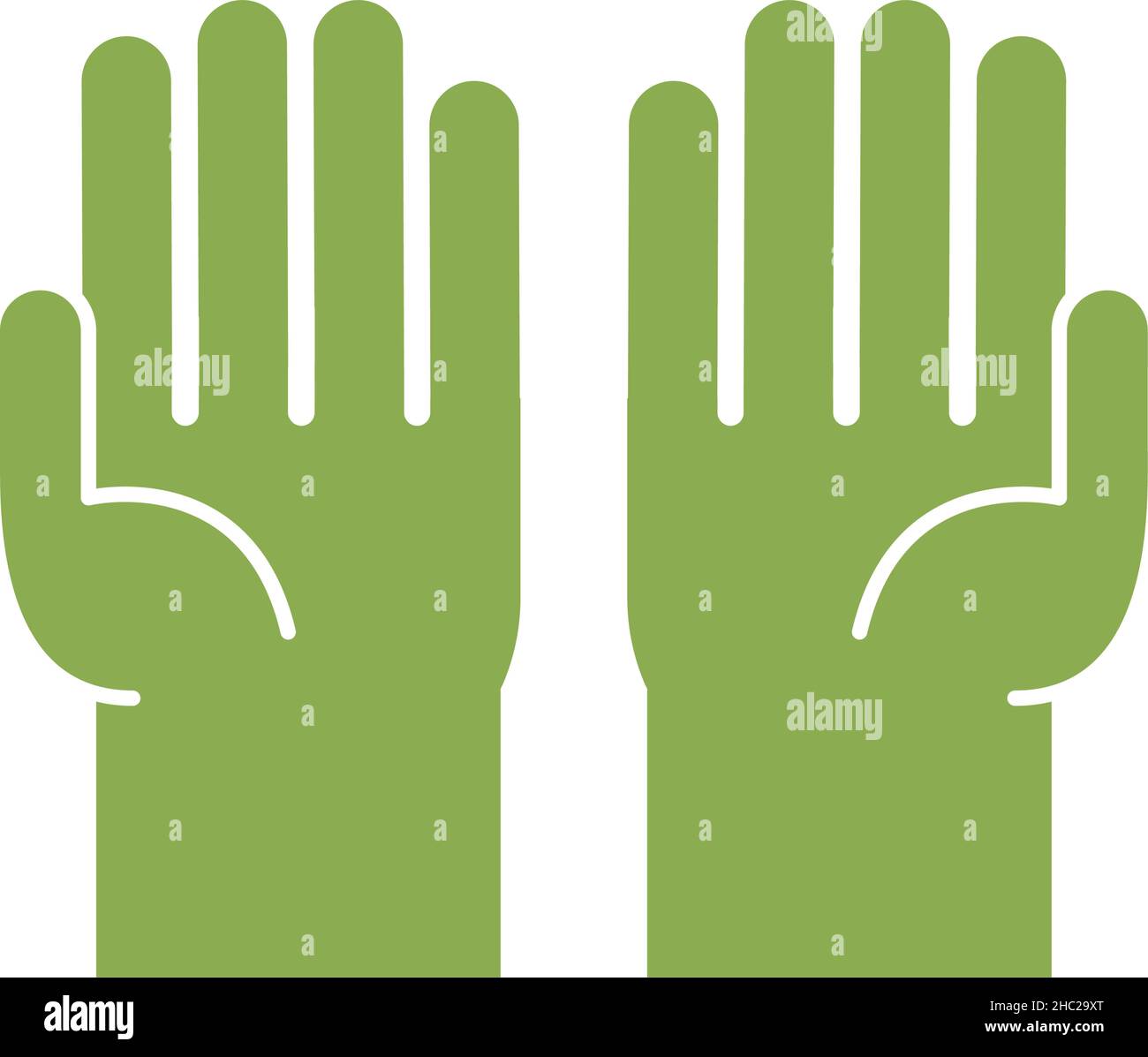green human hands Stock Vector Image & Art - Alamy