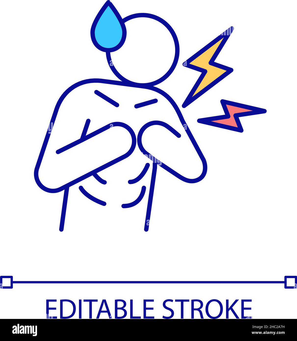 Acute malnutrition Stock Vector Images - Alamy