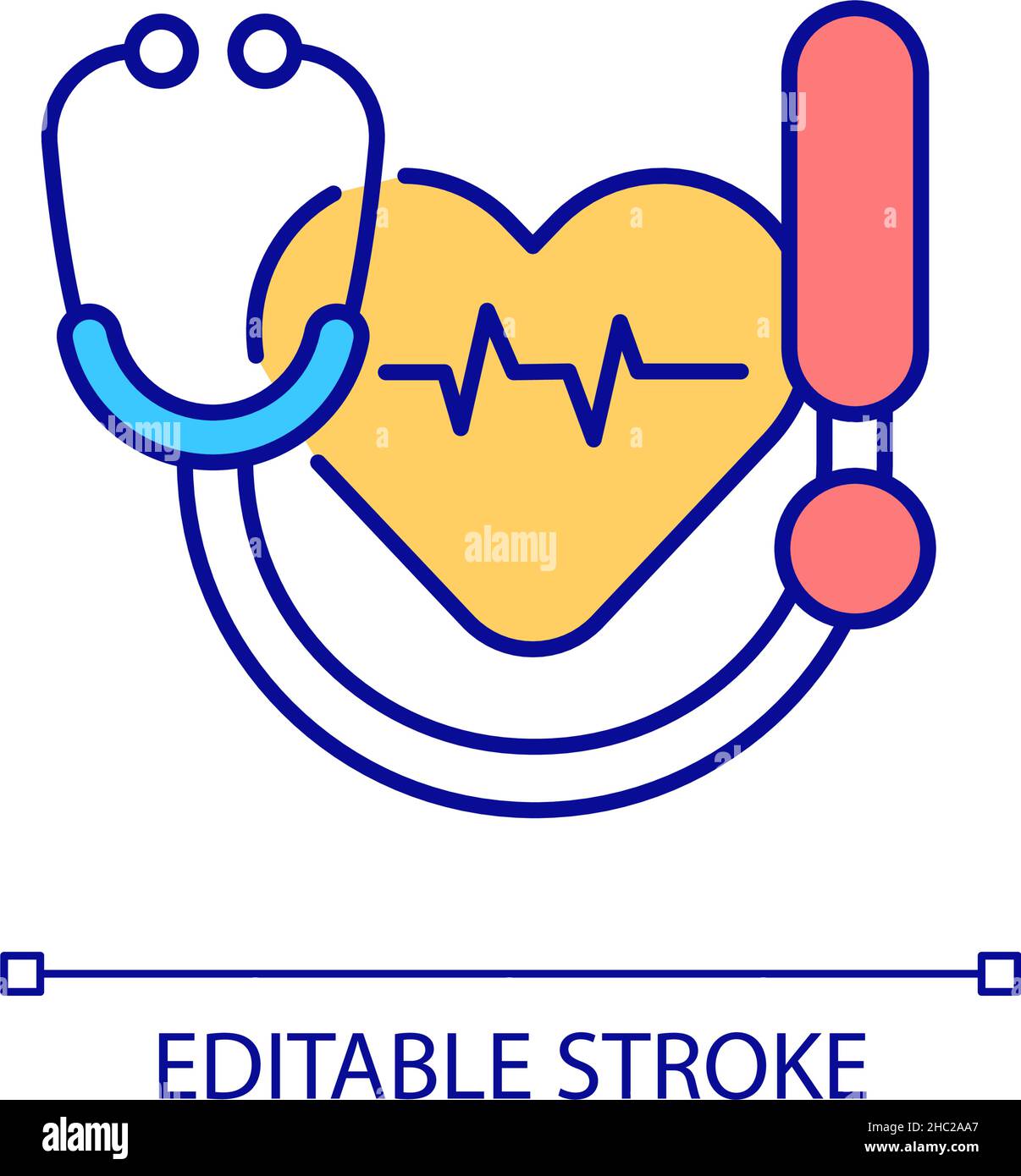 Medical diagnostic RGB color icon Stock Vector Image & Art - Alamy