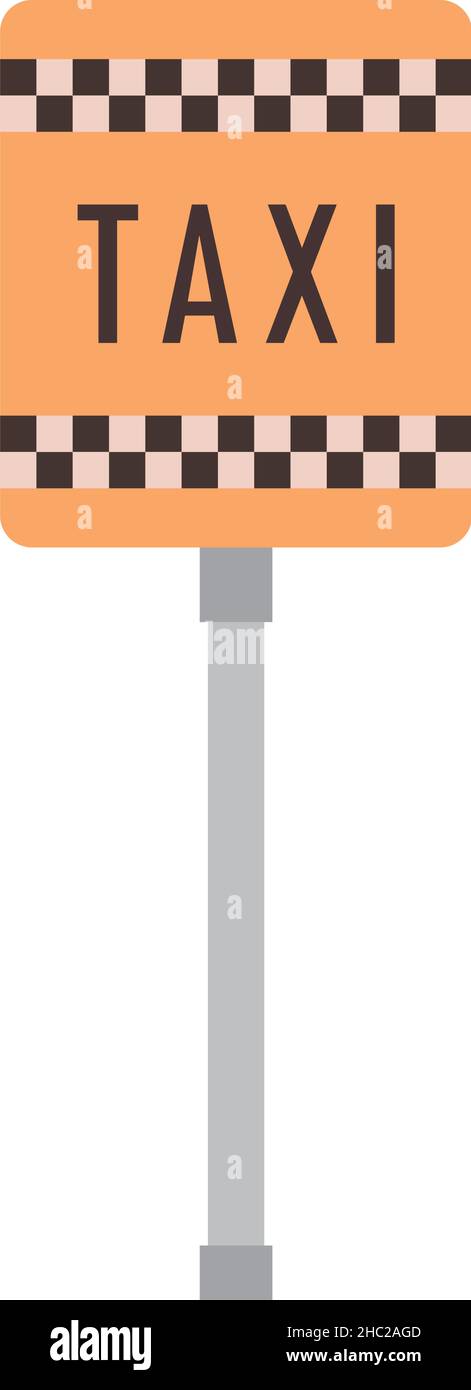 taxi traffic sign Stock Vector Image & Art - Alamy