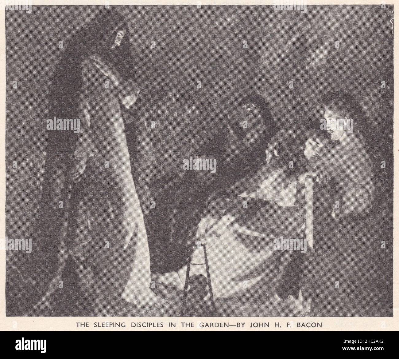 Jesus disciples sleeping hi-res stock photography and images - Alamy