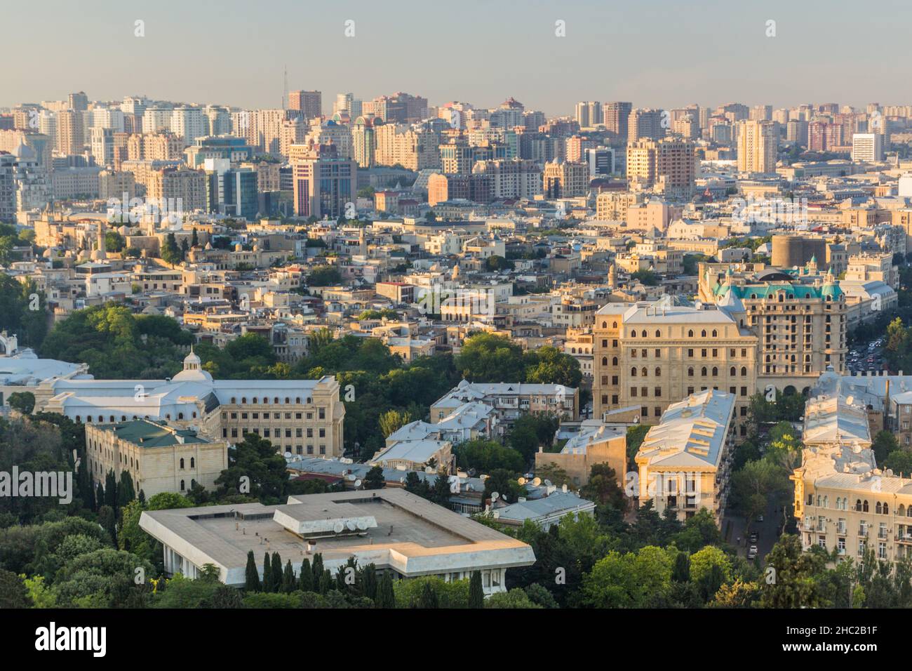 Aerial view of Baku, Azerbaijan Stock Photo - Alamy
