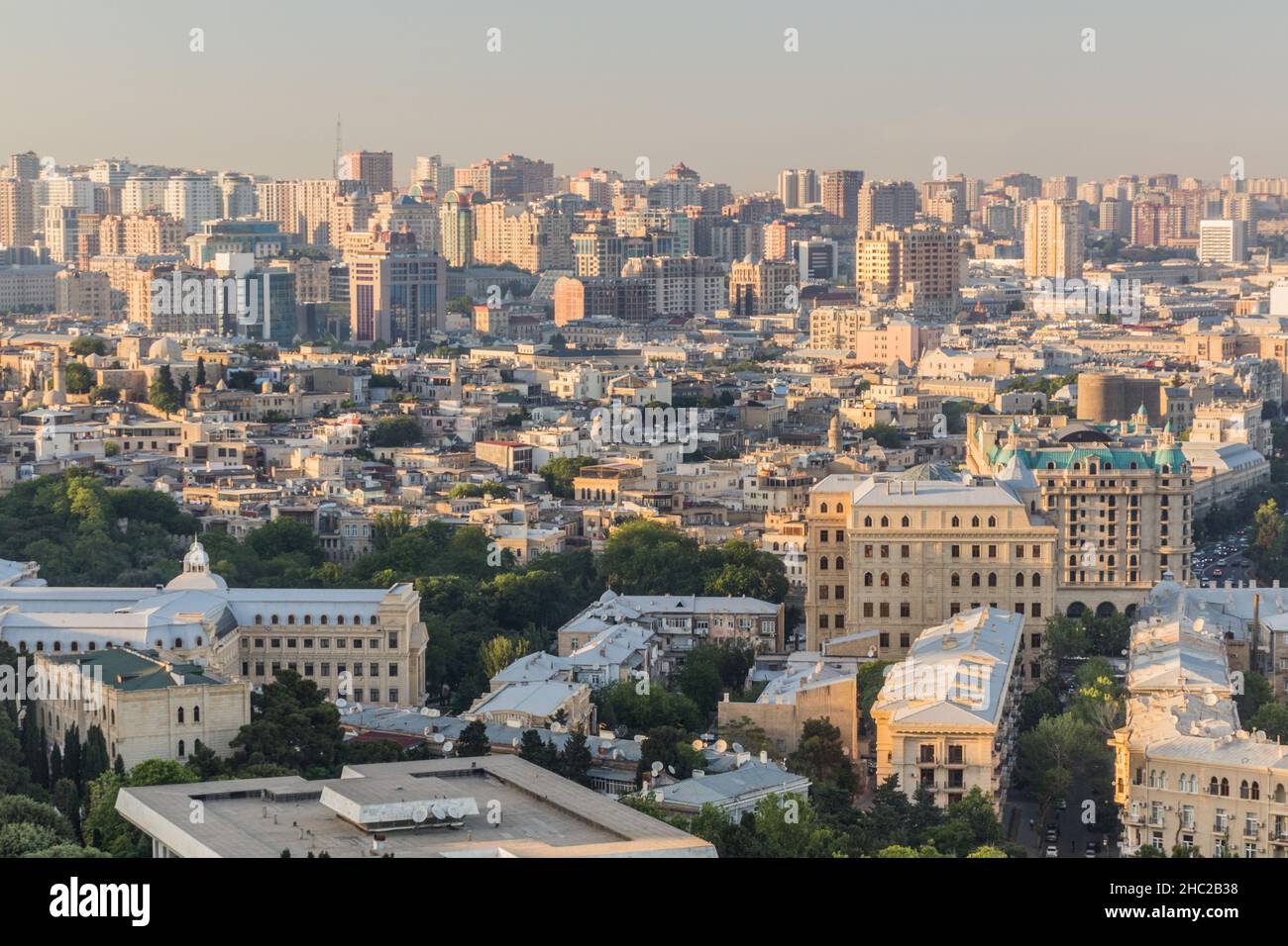 Aerial view of Baku, Azerbaijan Stock Photo - Alamy