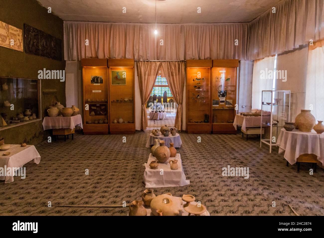 SHEKI, AZERBAIJAN - JUNE 11, 2018: Interior of the Museum Of Folk And ...