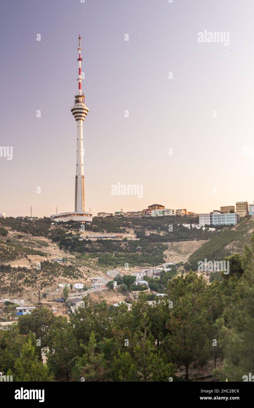 TV Tower in Baku, Azerbaijan Stock Photo - Alamy