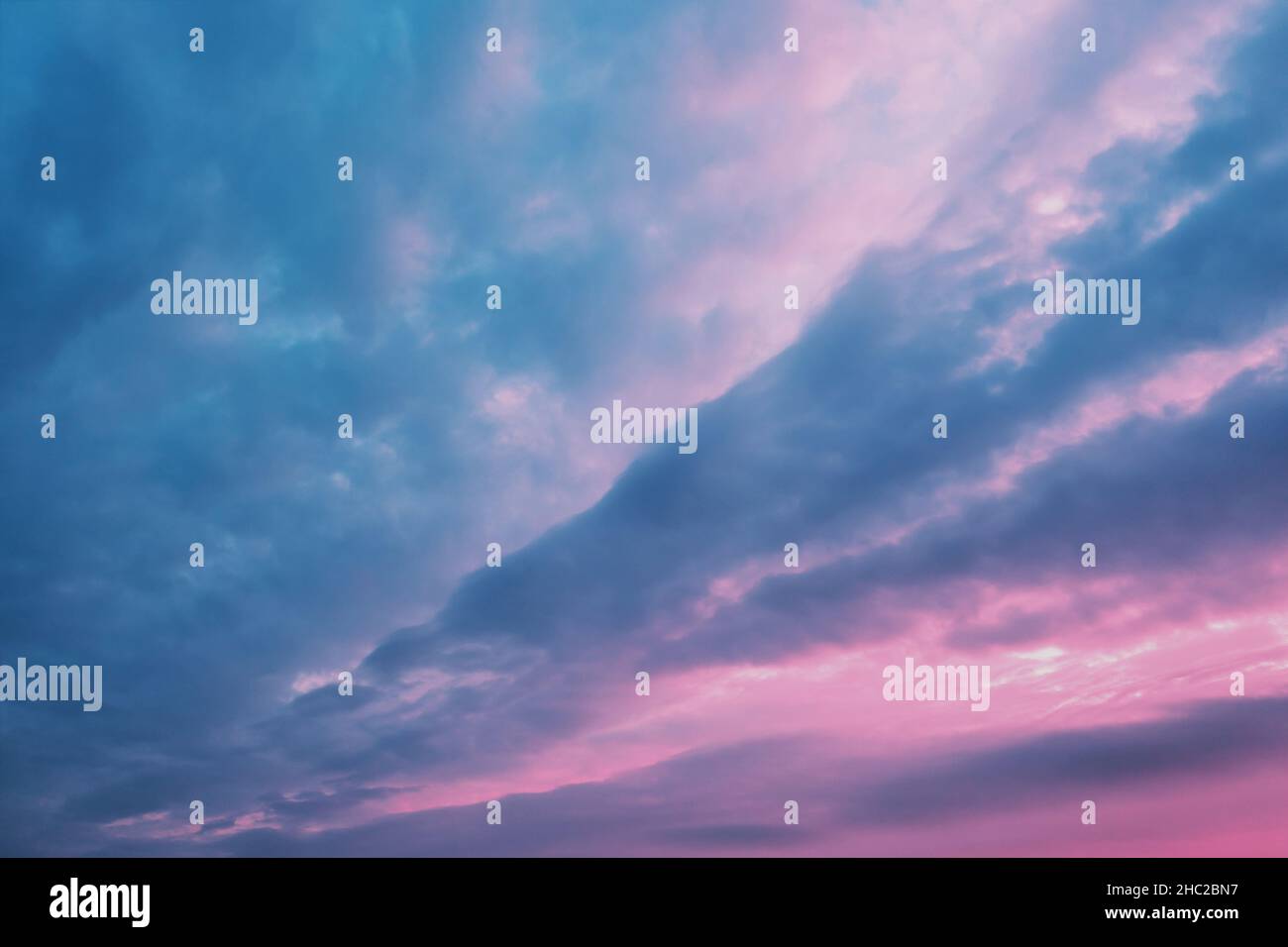 Colorful cloudy sky at sunset. Gradient color. Sky texture. Abstract ...