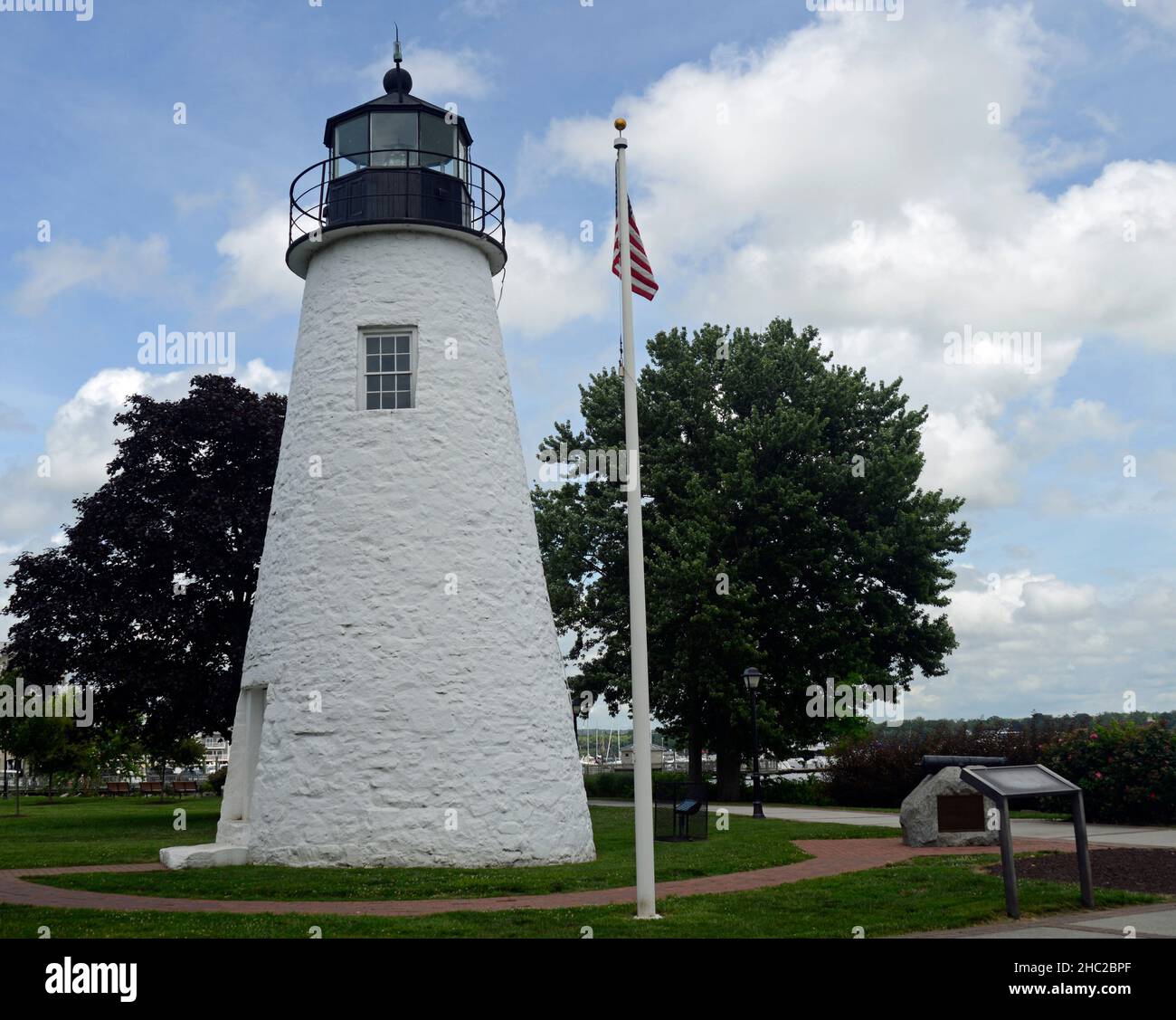 Concord Point Light Stock Photo - Alamy