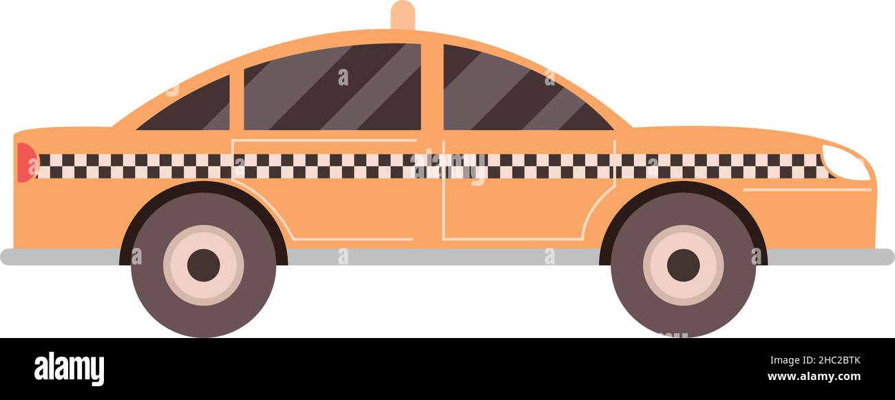 side view taxi Stock Vector Image & Art - Alamy