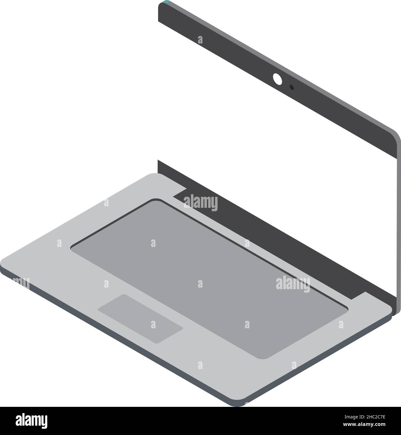 Open laptop smartphone screen Stock Vector Images - Alamy