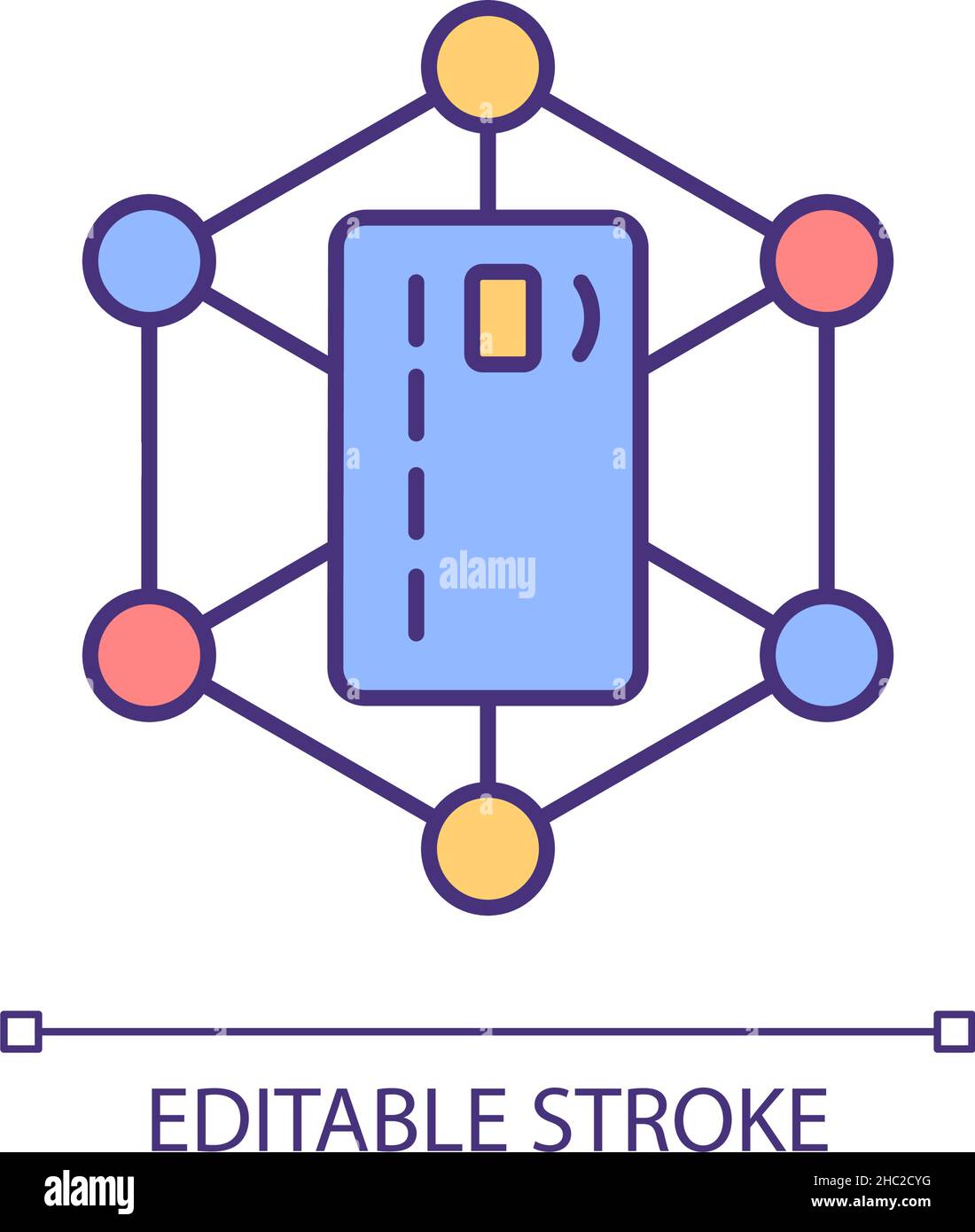 Credit Card Network Logo Stock Vector Images - Alamy