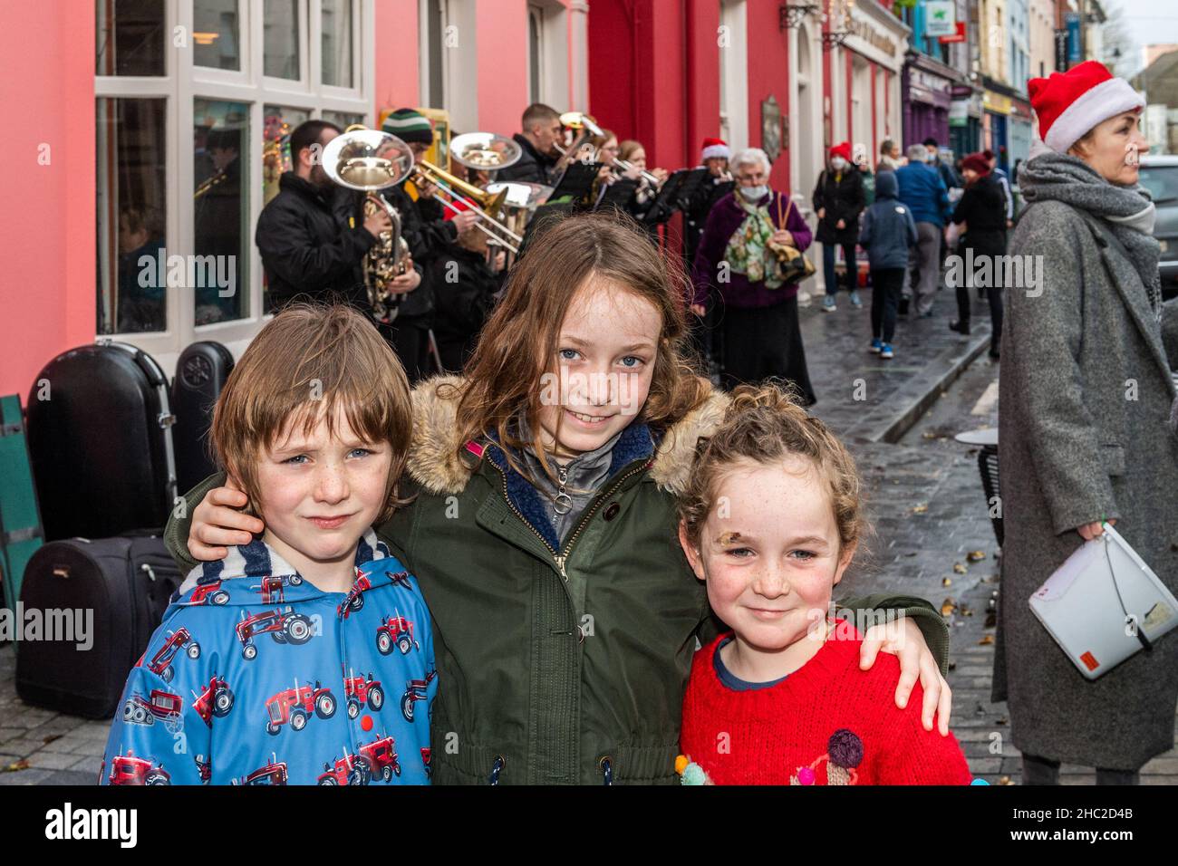 Clonakilty, West Cork, Ireland. 23rd Dec, 2021. Clonakilty Brass Band ...