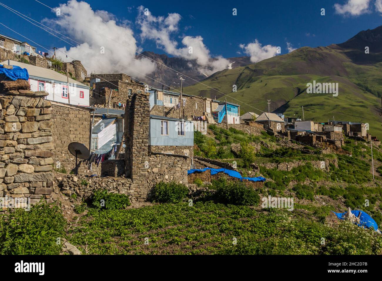 Khinalig village hi-res stock photography and images - Alamy